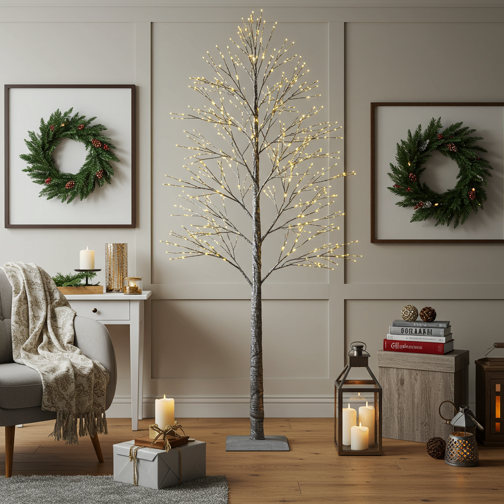 Twig Trees: Pre-Lit & Decorative Light Up Trees – Sefton Meadows Garden ...