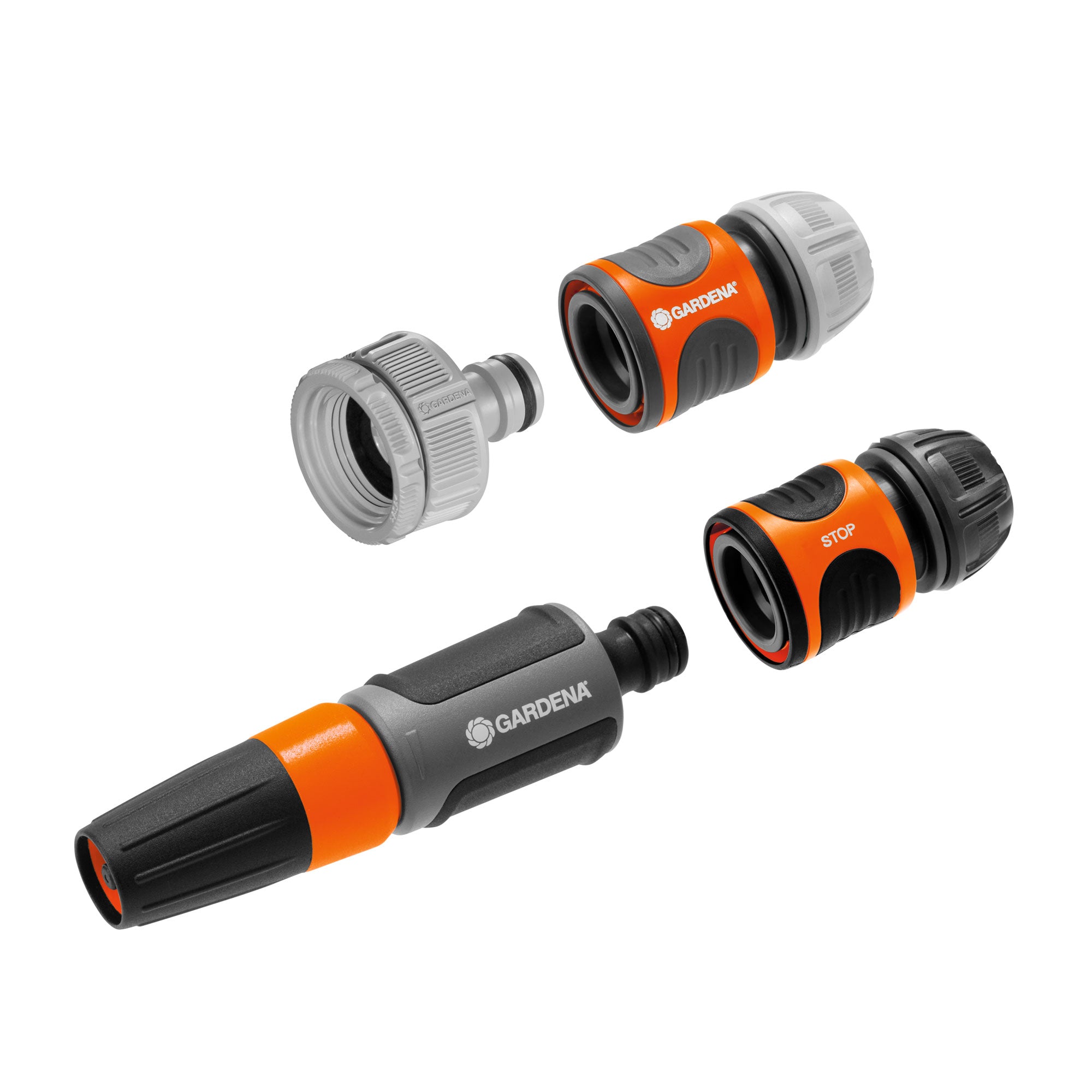 Gardena Basic Hose Fittings Set – Sefton Meadows Garden Centre