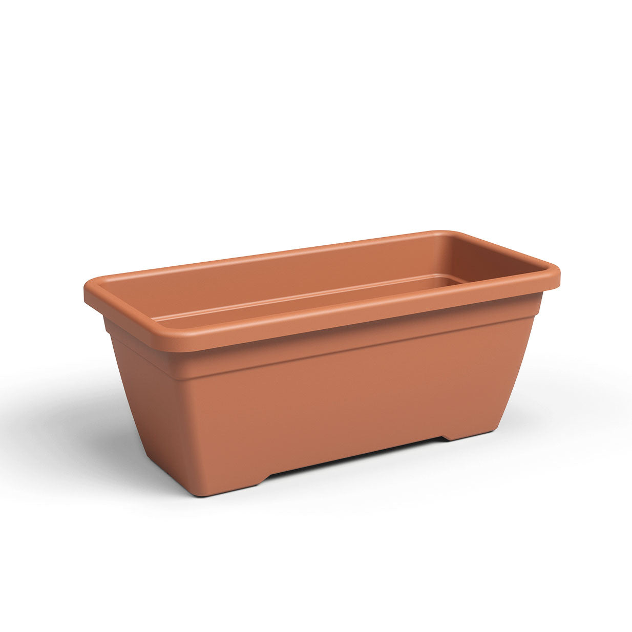 Venezia Plastic Plant Box Terracotta 40cm – Sefton Meadows Garden Centre