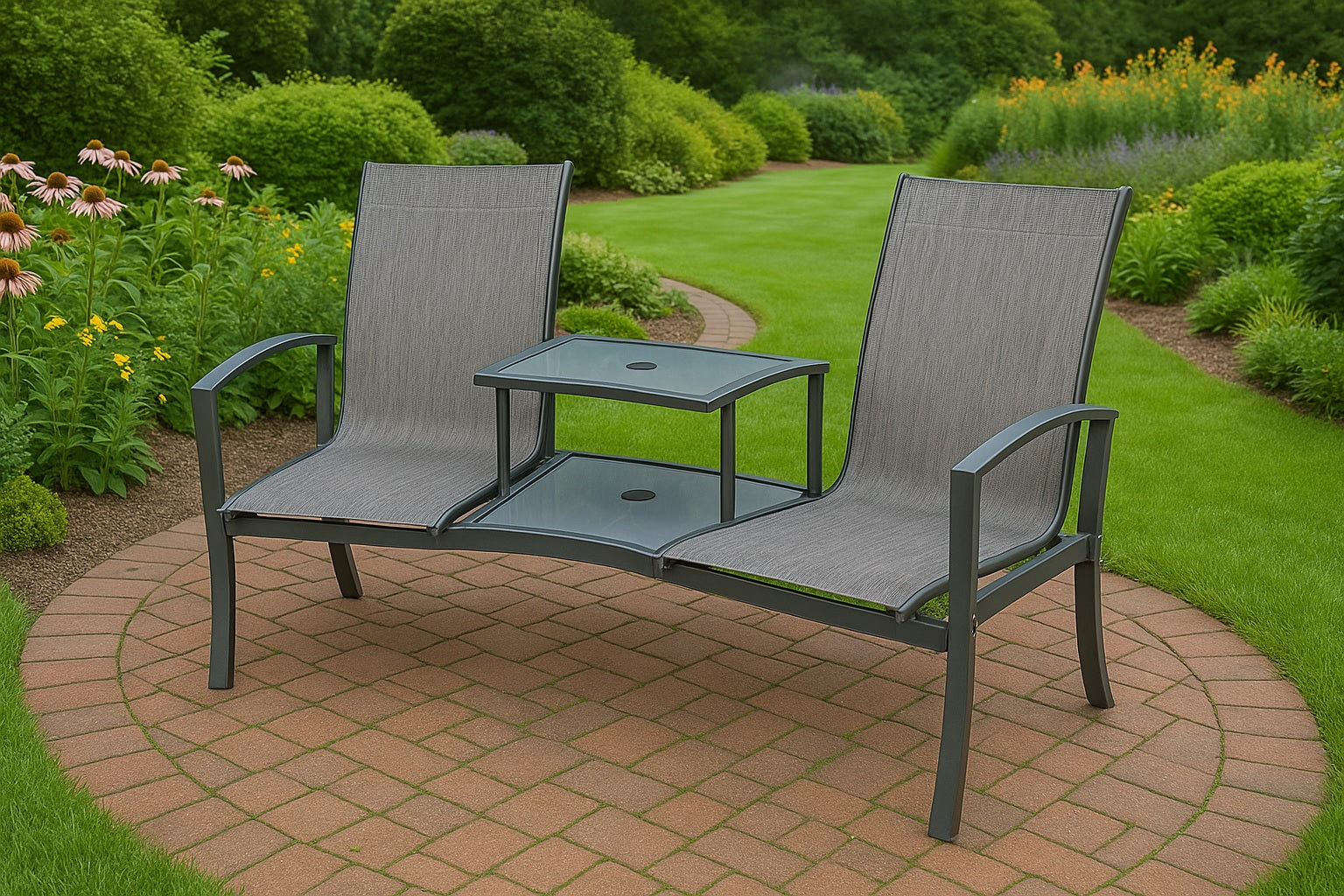 Adrano Duo Seat – Sefton Meadows Garden Centre